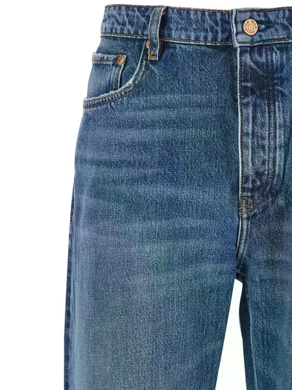WON HUNDRED Belt-loop Straight-leg Jeans