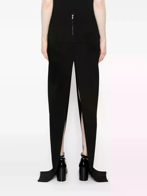 Rick Owens Side-slit Maxi Skirt - Black