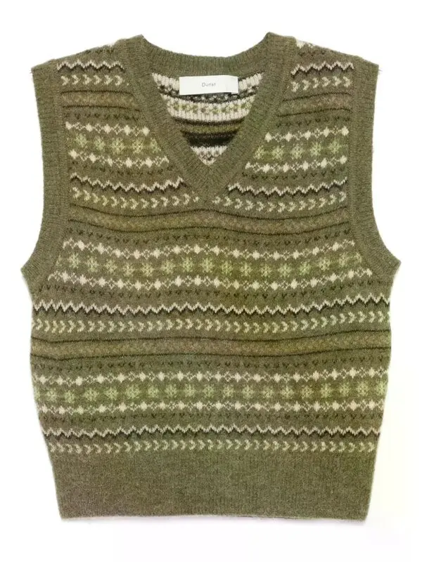 DUNST V-neck Sleeveless Sweater
