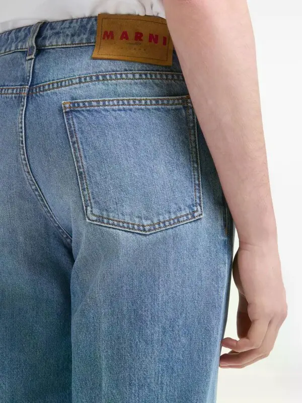 Marni Washed Denim Five-pocket Jeans