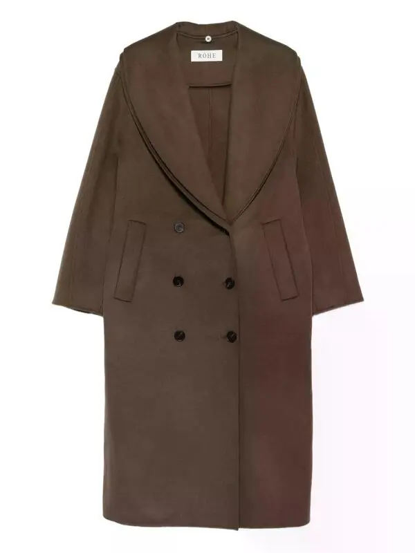 RÓHE Double-breasted Shawl-collar Coat