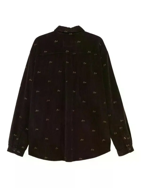 ERL Corduroy Logo-embroidered Shirt Jacket