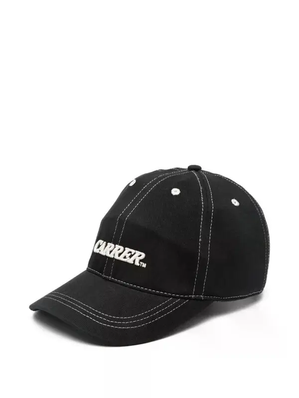 CARRER Logo-embroidered Baseball Cap - Black
