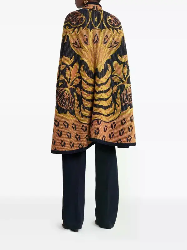 Etro Jacquard Pattern Cape