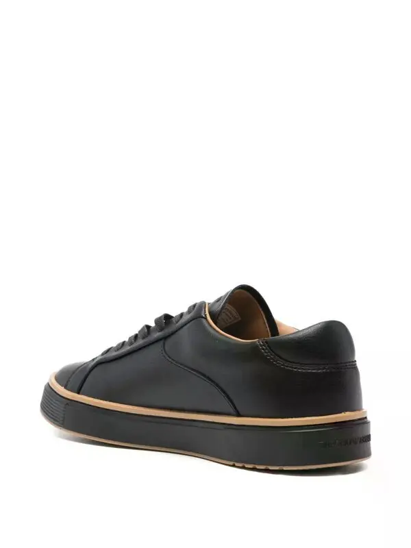Emporio Armani Leather Lace-up Sneakers