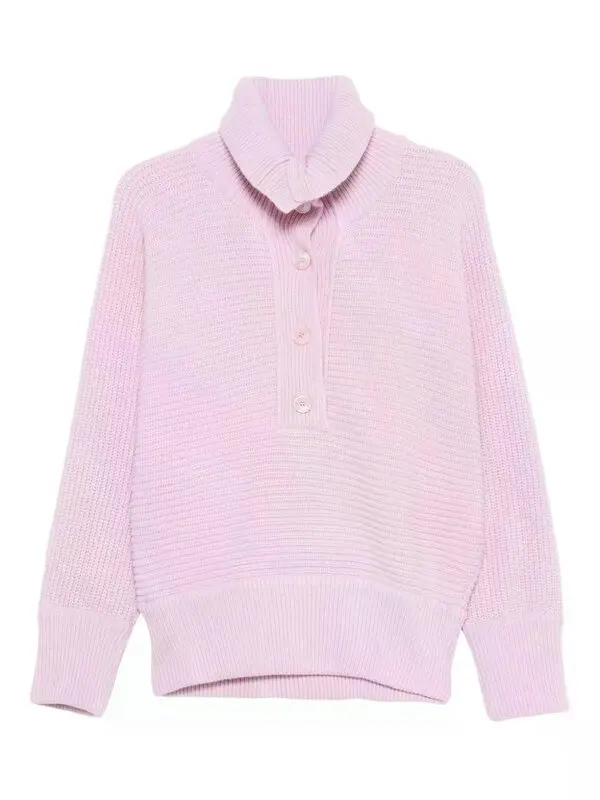 Magda Butrym High-neck Button-placket Jumper