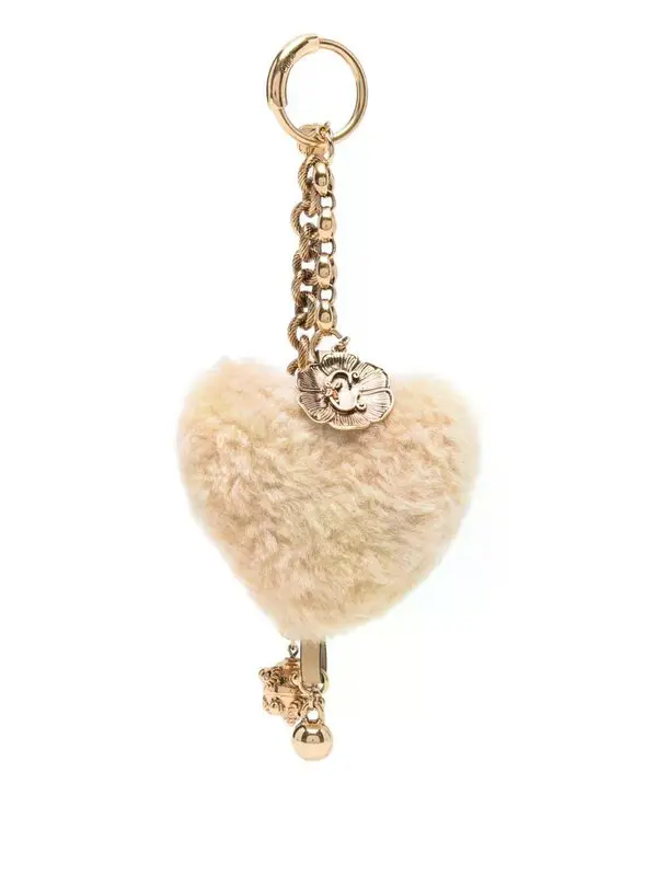 Chloé Heart Bag Charm - Neutrals