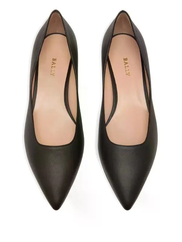 Bally Leather Pointed-toe Flat Pumps