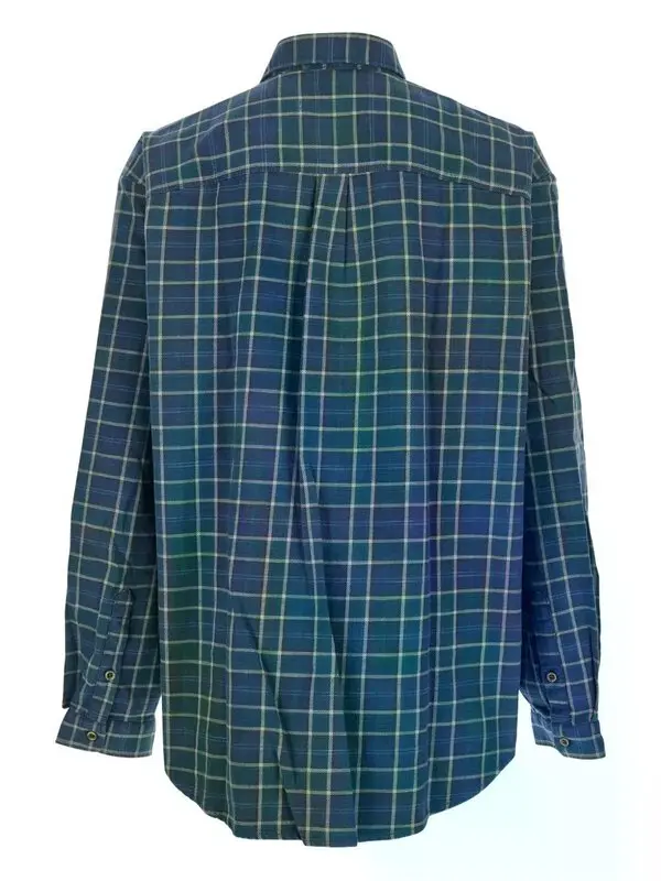 ERL Check-pattern Shirt With Logo Embroidery
