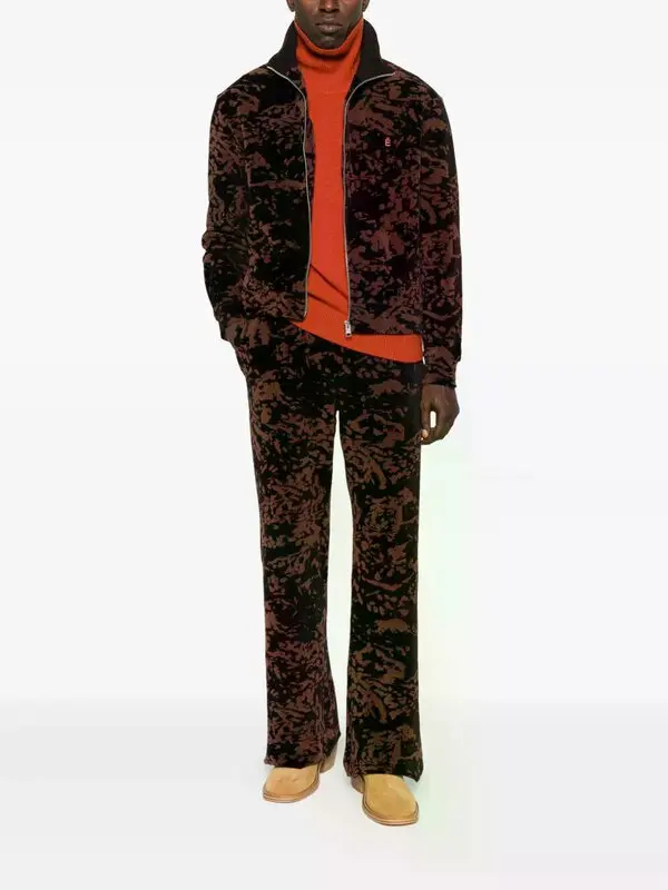 ÉTUDES STUDIO Abstract-print Zip-up Jacket
