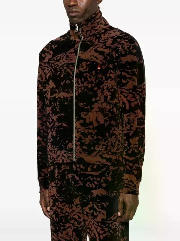 ÉTUDES STUDIO Abstract-print Zip-up Jacket