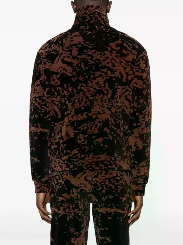 ÉTUDES STUDIO Abstract-print Zip-up Jacket