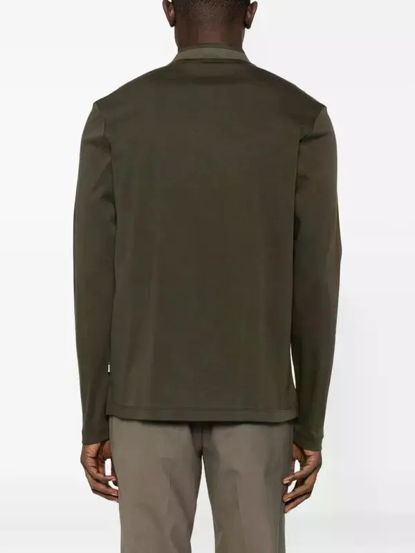 BOSS Long-sleeve Polo Shirt - Brown