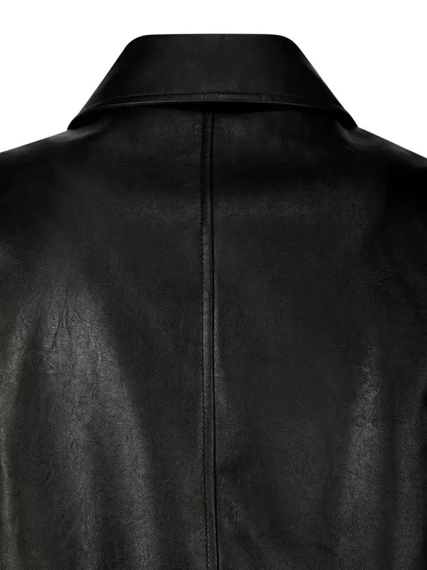 STUDIO TOMBOY Zip-front Jacket With Ribbed Cuffs - Black