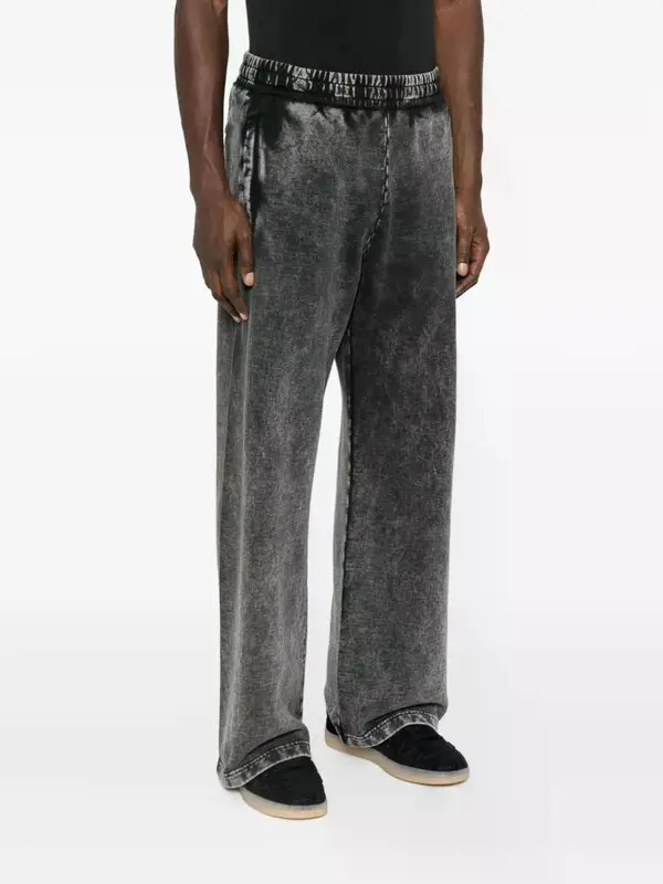 DIESEL Acid-wash Drawstring Trousers
