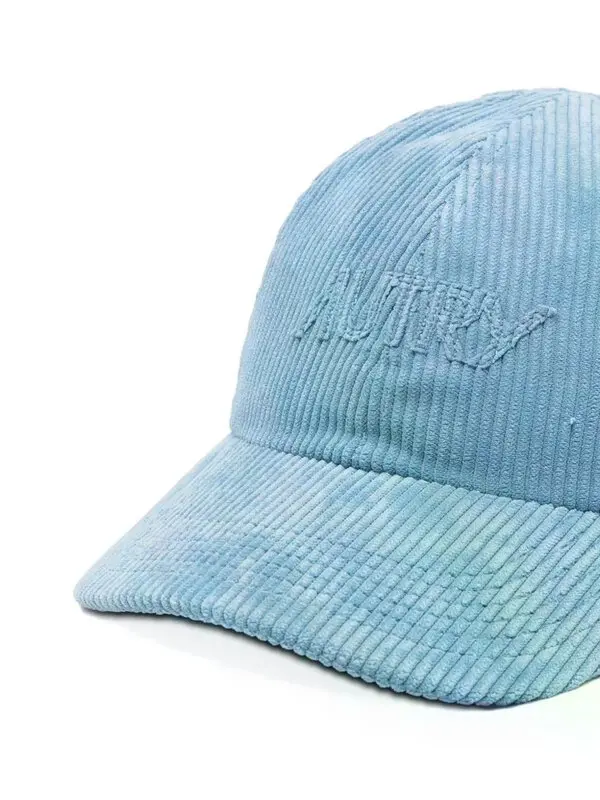 AUTRY Corduroy Logo-patch Cap