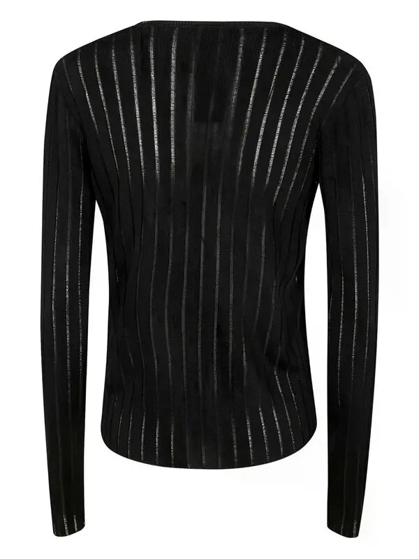 SAPIO Ribbed V-neck Sweater