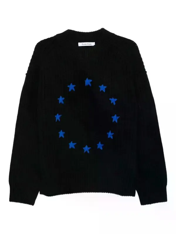 Études Studio Europa Ribbed Star-embellished Sweater