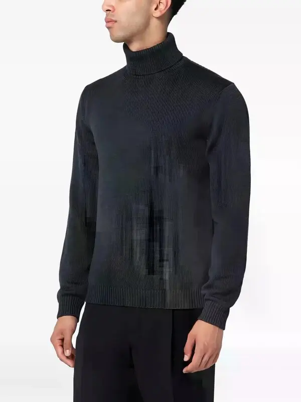 ROBERTO COLLINA Turtleneck Ribbed Sweater