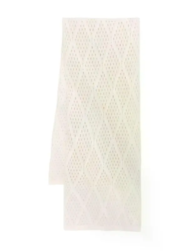 PUROTATTO Open-knit Scarf - Neutrals