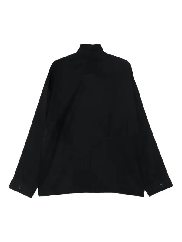 Y3 Zip-front Flap-pocket Coat