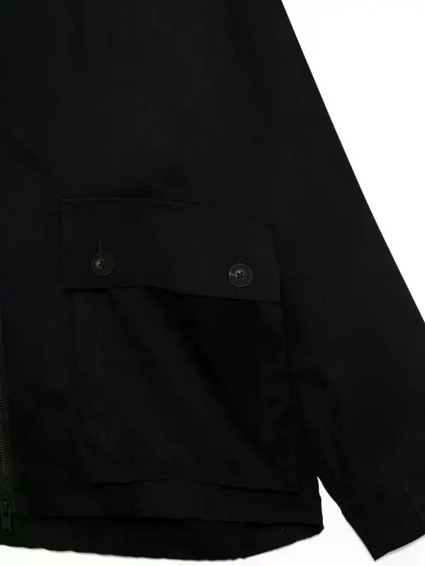 Y3 Zip-front Flap-pocket Coat