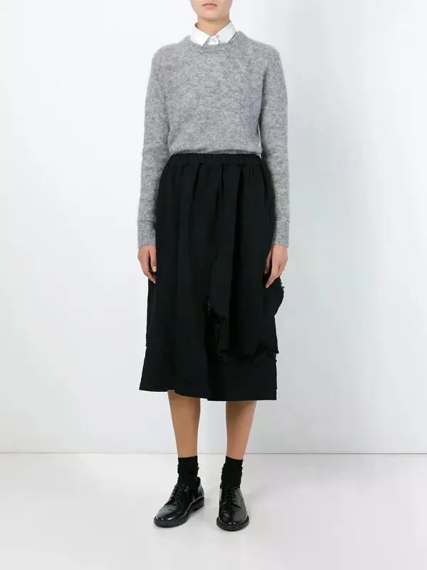 Comme Des Garçons Elasticated Jacquard Skirt