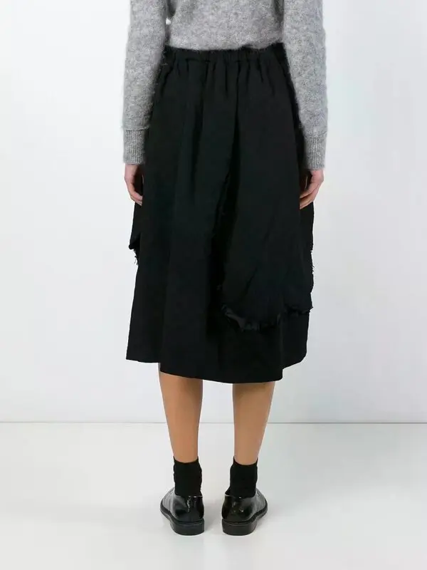 Comme Des Garçons Elasticated Jacquard Skirt