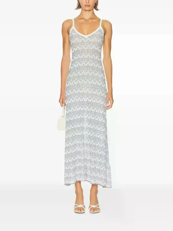 Christopher Esber Palais Geometric-patterned Midi Dress