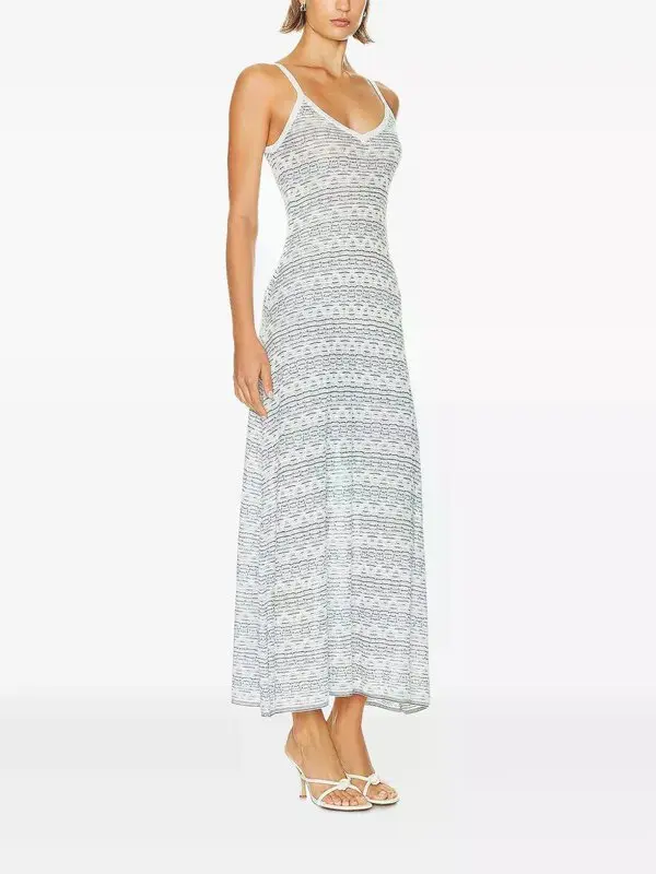Christopher Esber Palais Geometric-patterned Midi Dress