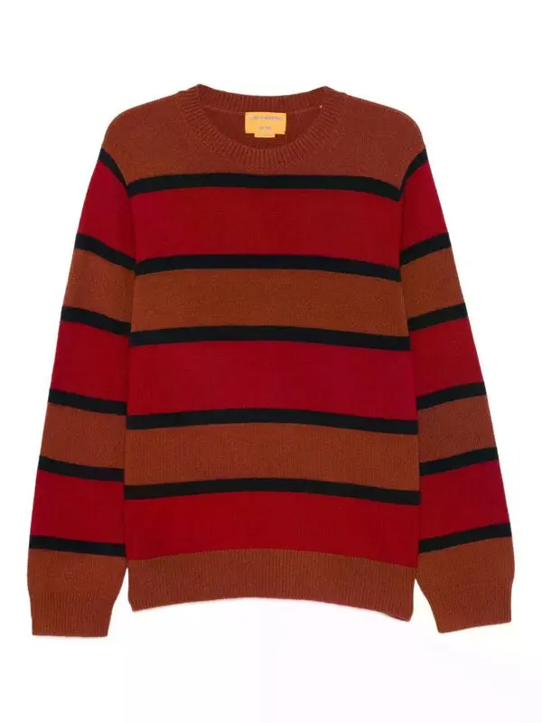 Guest In Residence Striped Sweater - Brown