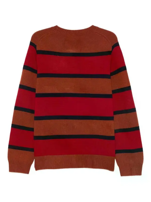 Guest In Residence Striped Sweater - Brown