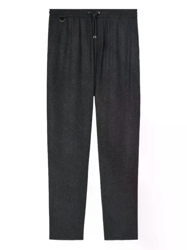 Agnona Drawstring Flannel Trousers