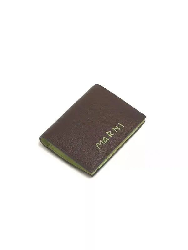 Marni Logo-plaque Calfskin Leather Wallet