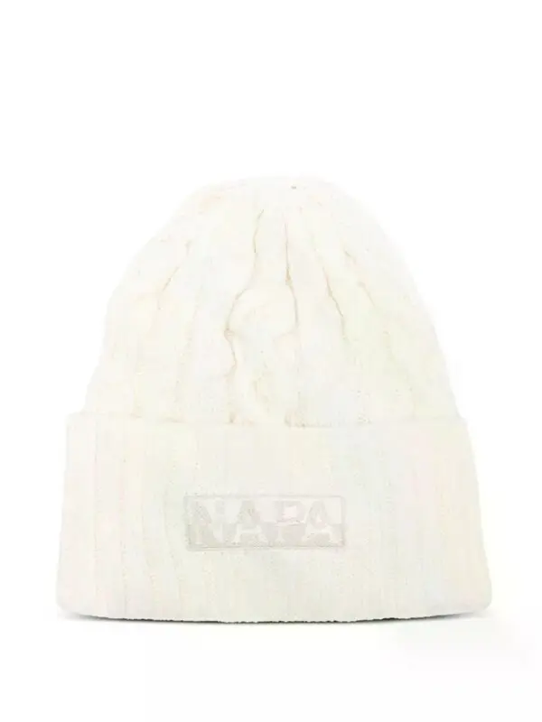 NAPAPIJRI Cable-knit Beanie - Neutrals
