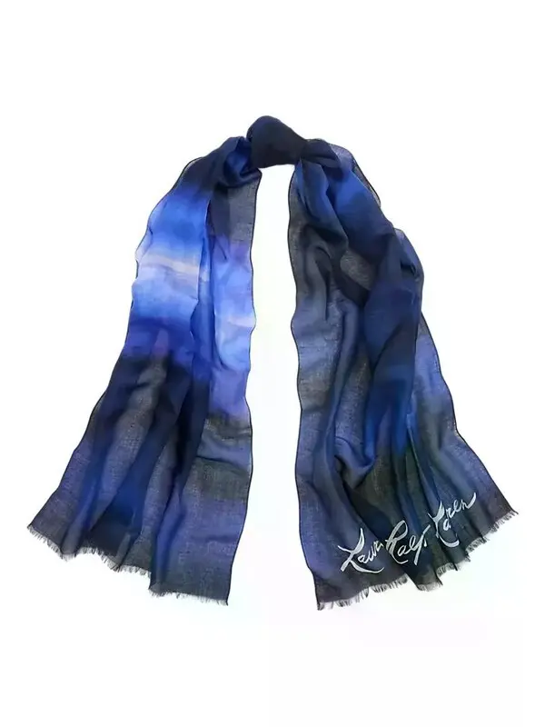 Ralph Lauren Signature Print Scarf - Blue