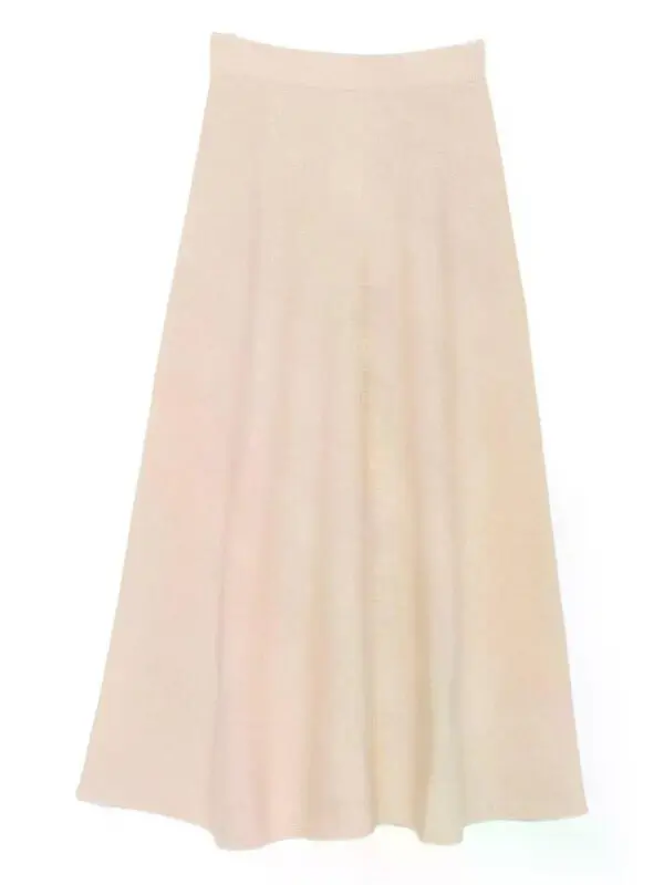 Max Mara Ribbed Flared Skirt