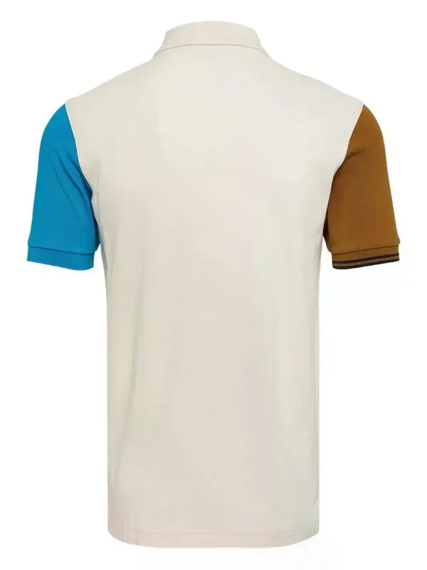 Comme Des Garçons Logo-embroidered Polo Shirt - Neutrals