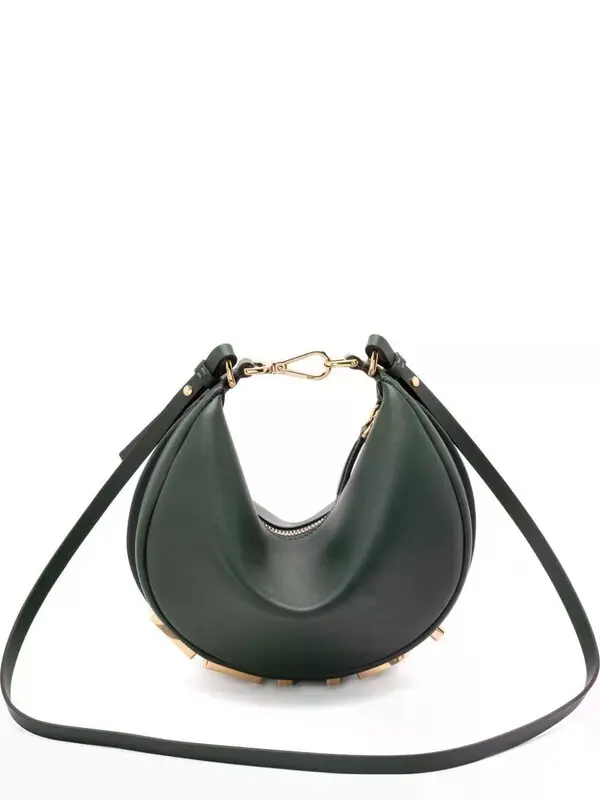 Fendi Mini Graphy Crescent-shaped Crossbody Bag