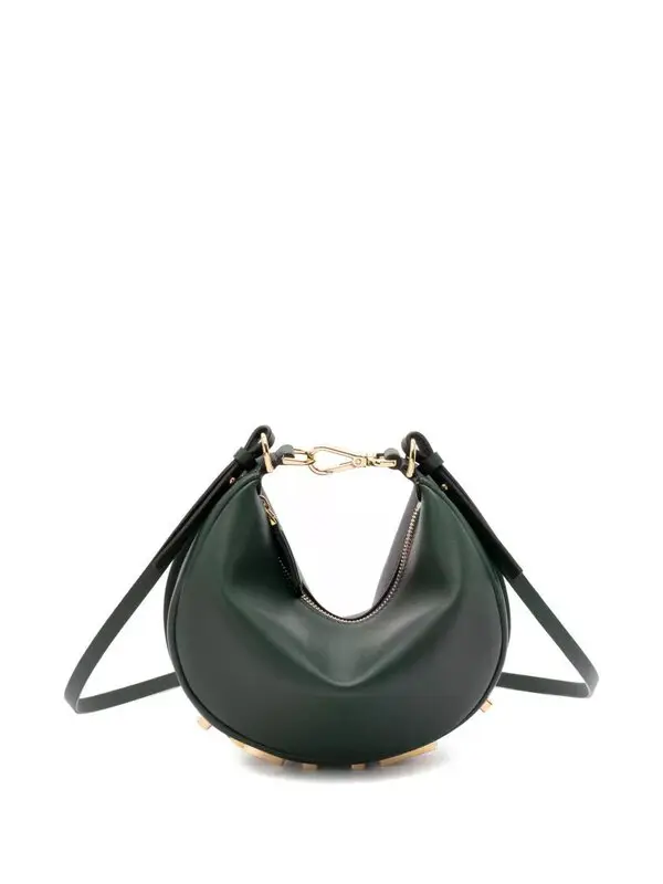 Fendi Mini Graphy Crescent-shaped Crossbody Bag