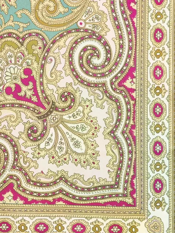 ALEMAIS Paisley-patterned Silk Scarf