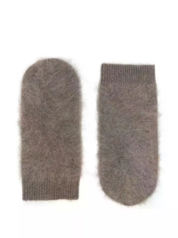 LISA YANG Cashmere Gloves - Brown