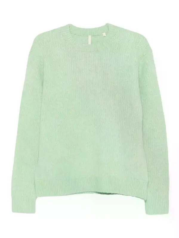 SUNFLOWER Ribbed Crew-neck Sweater - Green