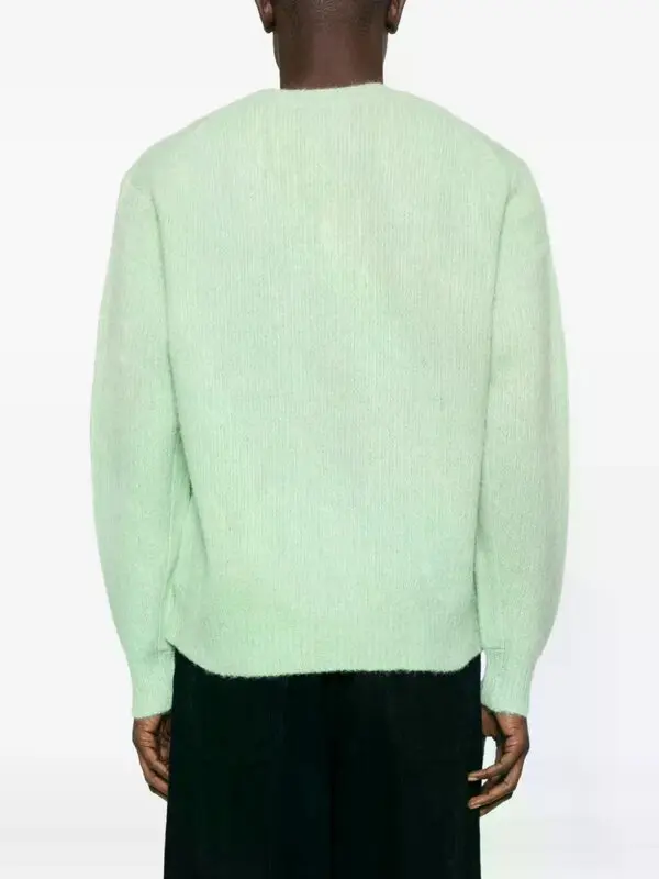 SUNFLOWER Ribbed Crew-neck Sweater - Green