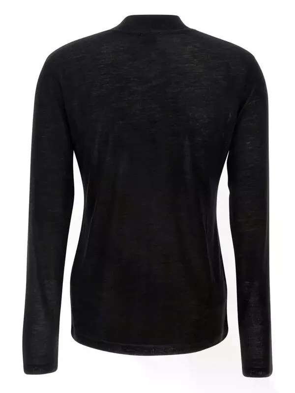 Filippa K Lyocell-cashmere Blend Mock-neck T-shirt
