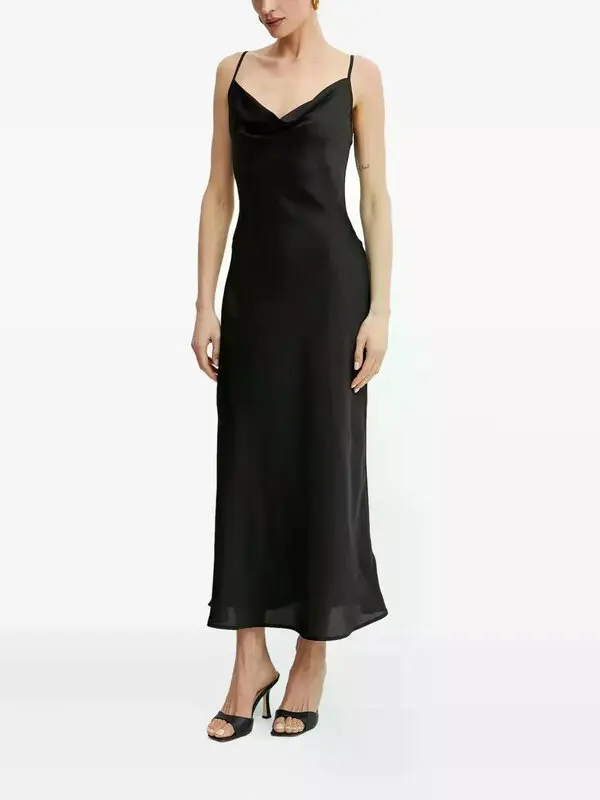 Guess Cowl-neck Slip Dress - Black