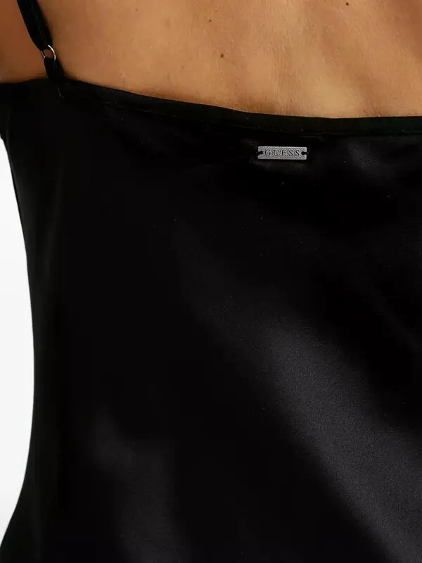 Guess Cowl-neck Slip Dress - Black