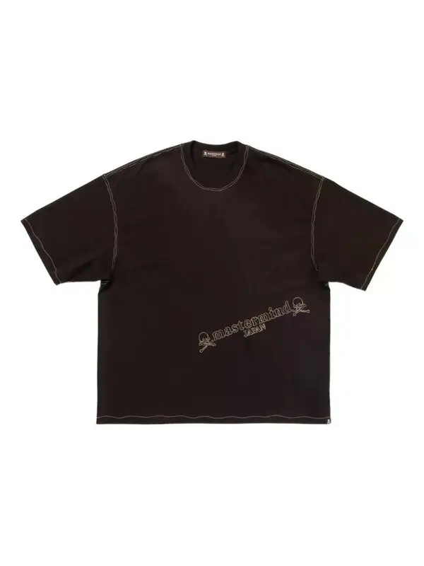 MASTERMIND WORLD Embroidered T-shirt - Brown