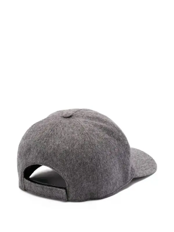 Fendi Logo-embroidered Wool Cap
