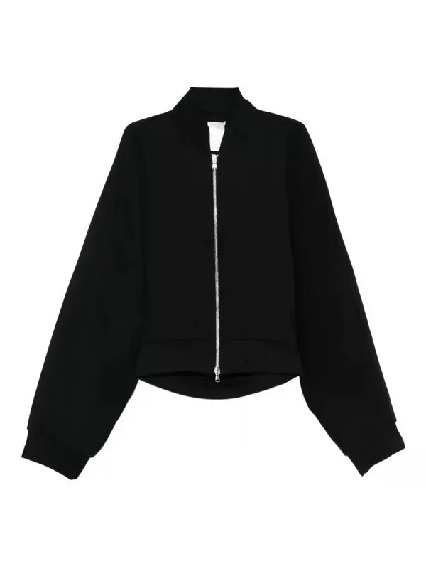 AMAZUIN Zip-front Cropped Jacket